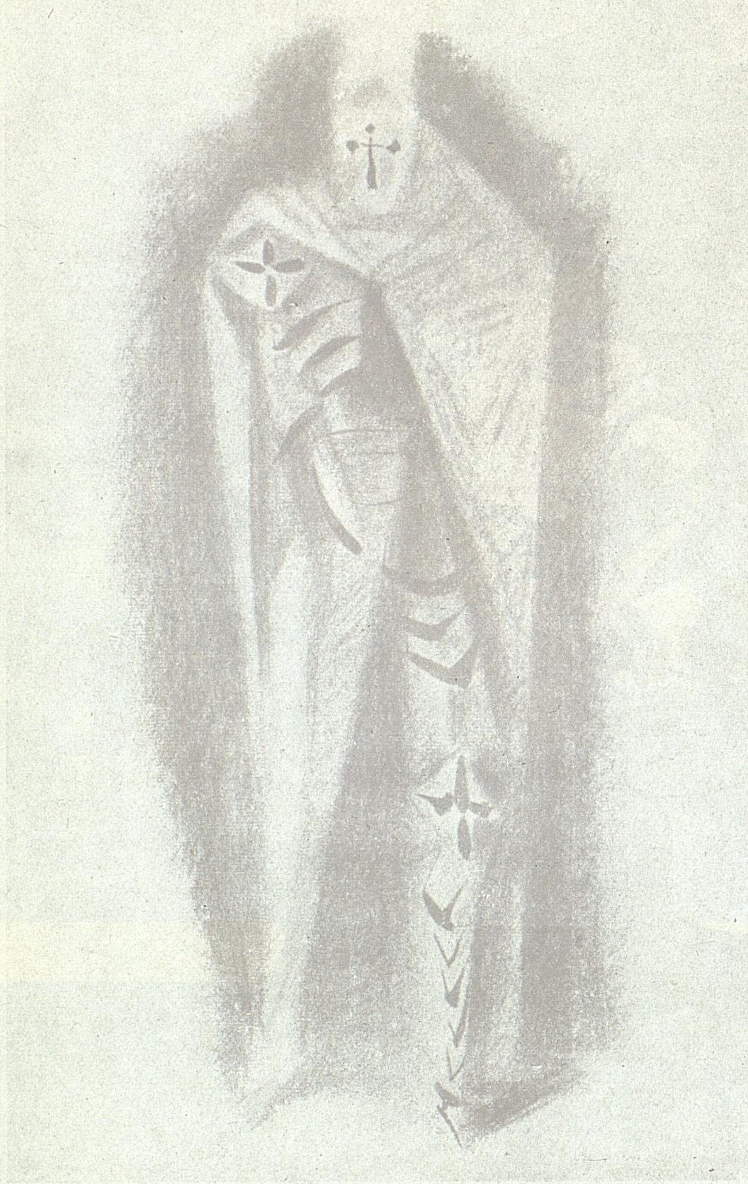 El Espectro del Rey, en Hamlet, de Shakespeare, dibujo de André Masson ...